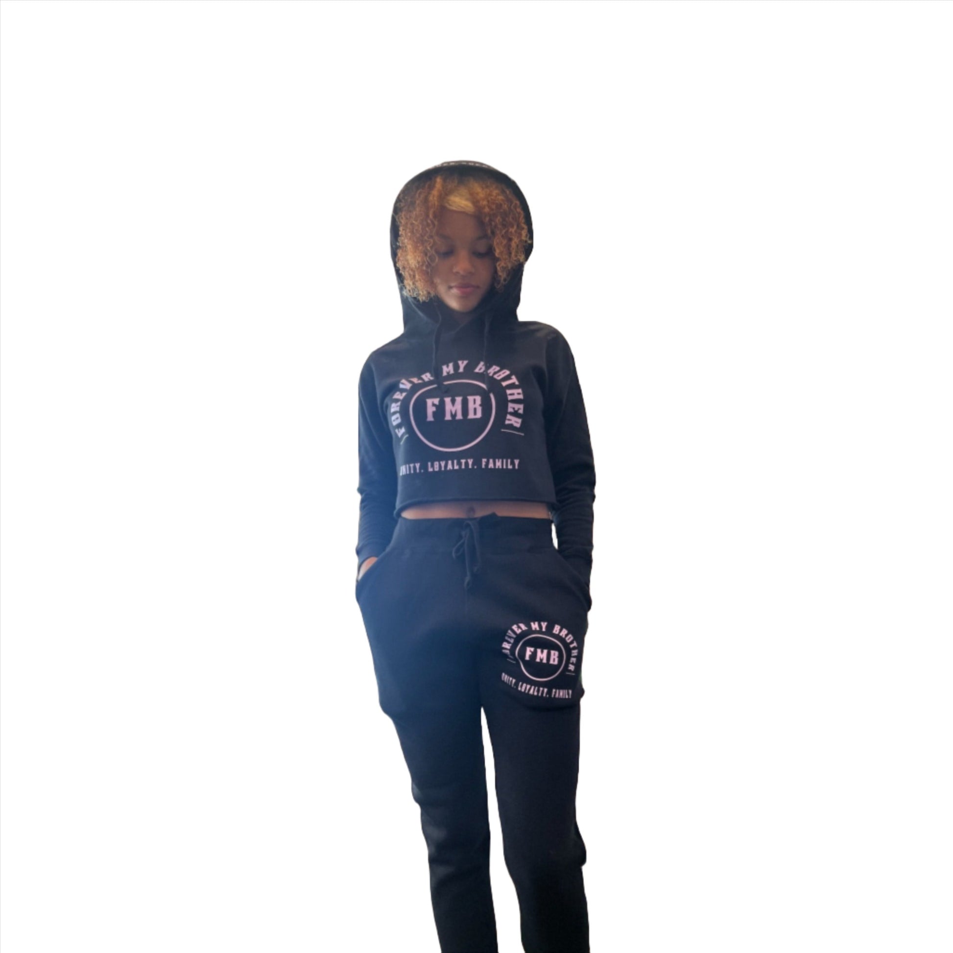 FMB 1st Edition Crop Jogger Suit / Women – [FMB] Forever My Brother Apparel